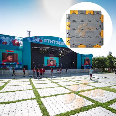 China Plastic Portable Event Flooring Grass Protector Floor Outdoor Tent Party Concert Wedding Turf Protection Flooring for sale