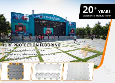 China PP Plastic Interlocking Events Flooring System Turf Protection, Marquee Party Tent Flooring, Removable Floor Tiles For Events for sale