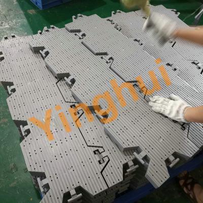 China PP Plastic Interlocking Events Flooring System Turf Protection, Marquee Party Tent Flooring, Removable Floor Tiles For Events for sale