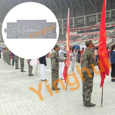 China Plastic PP Portable Tent Flooring Party Wedding Stadium Walkway Concert Event Flooring for Sale for sale