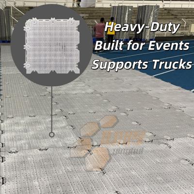 China High Density Polyethylene Temporary Outdoor Concert Garage Exhibitions Tent Event Flooring High Density Artificial Grass for sale