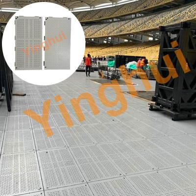 China Plastic Exhibitions Tent Floor Event Protection Flooring For Wedding Running Tracks for sale