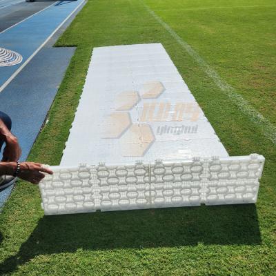 China Temporary Wedding Event Tent Protection Modular Interlock Floor Outdoor UV Resistant Concert Modular Plastic Deck Flooring for sale