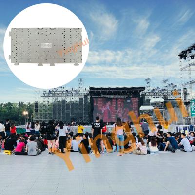 China Temporary Wedding Event Tent Protection Modular Interlock Floor Outdoor UV Resistant Concert Modular Plastic Deck Flooring for sale