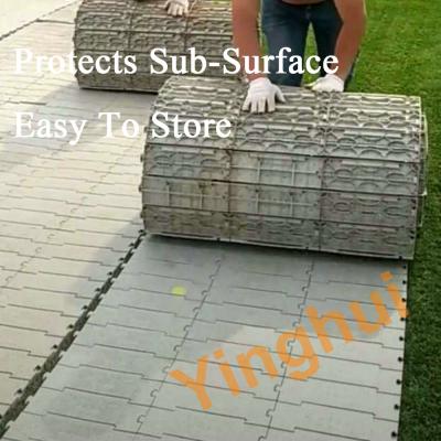 China Modular Artificial Grass Flooring Anti Scratch Plastic Portable Outdoor Flooring For Tents for sale
