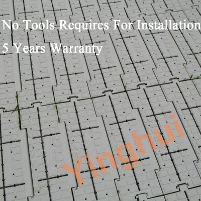 China Modular Artificial Grass Flooring Anti Scratch Plastic Portable Outdoor Flooring For Tents for sale