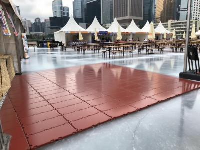 China Sports Ice Arena Hockey Protection Flooring Anti Slip Features Graphic Design Solution for sale