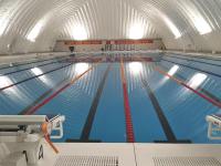 China Modular Steel Competition Swimming Pool Zn-Al-Mg 2m Depth Fast Assembly for sale