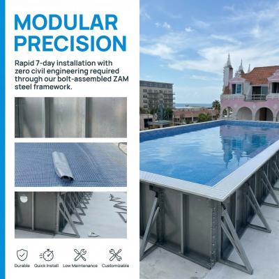 China Easy To Clean And Maintain Leisure Swimming Pool Including Drain Valve And Designed For Easy Deflation And Portable Storage for sale