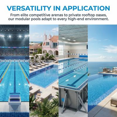 China Customized Colors Commercial Swimming Pool Easy To Deflate And Store Ideal For Hotels Resorts Schools And Leisure Facilities for sale