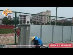 Piscina coperta prefabbricata in acciaio ZAM per competizioni e allenamento