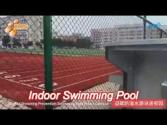 competition indoor swimming pool 50x25x2m zn-al-mg steel frame swimming pool