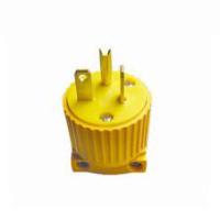 China Yellow General U38/3P U35/2S Male Electric Plug Socket 250V 10A for sale