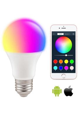 Cina Lampadina astuta telecomandata di Bluetooth, lampadina variopinta senza fili del LED in vendita