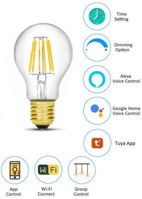 Cina Lampadina senza fili telecomandata del LED, lampadina astuta di Bluetooth di controllo di voce in vendita