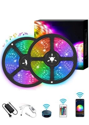 Cina Luce di striscia astuta di Bluetooth, striscia del nastro di RGB LED per il salone in vendita