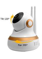 China 1080P WiFi Night Vision IP Camera 355° Pan Tilt Motion Detection Two Way Audio Baby Monitor for sale