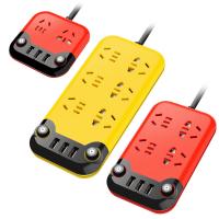 China Creative Home Extension Cord Socket with USB Charging 220V 10A Multi Function Wiring Board for sale