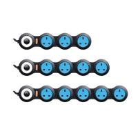 China Rotary Snakelike Extension Cord Socket 10A 250V Folding Power Strip with US UK EU Plug for sale