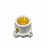 China E27 Ceramic Lamp Holder 4A 250V LED Electric Plug Socket for Industrial Lighting for sale