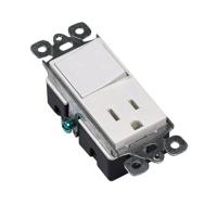China Fire Resistance 1 Gang 3 Pin Electrical Wall Socket 15A 110V-250V PC Panel for sale
