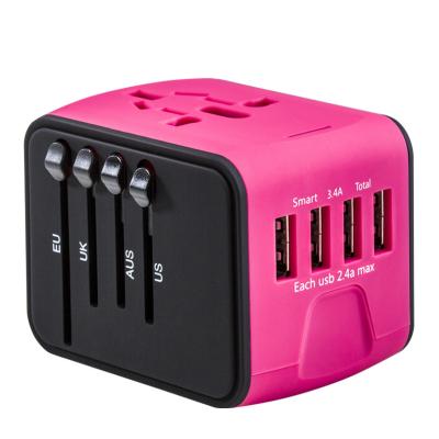 Cina Adattatore di spina elettrica dell'adattatore di potere di USB dell'adattatore 4 di USB AC/DC in vendita