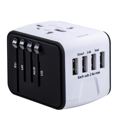 Cina Adattatore di spina elettrica dell'adattatore di potere di USB dell'adattatore 4 di USB AC/DC in vendita