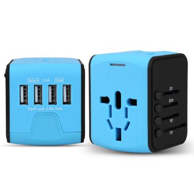 Cina Adattatore di spina elettrica dell'adattatore di potere di USB dell'adattatore 4 di USB AC/DC in vendita