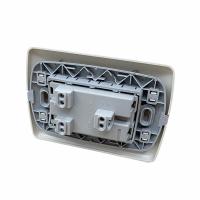 China White Decorative Wall Outlet 10A 127V ABS PC Electrical Socket 3 Hole for sale