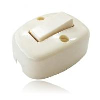 China Electrical Cord Line Inline White ABS Wall Switch Socket for sale