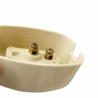 China Electrical Cord Line Inline White ABS Wall Switch Socket for sale