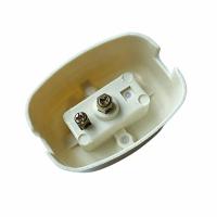 China Electrical Cord Line Inline White ABS Wall Switch Socket for sale