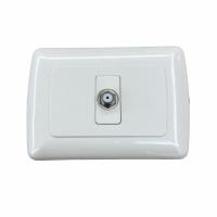 China Home TV Wall Socket 10A Plastic Electrical Wall Socket for sale
