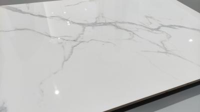 Cina Mattonelle di marmo bianche della porcellana ceramica resistente all'acido della piastrella per pavimento in vendita