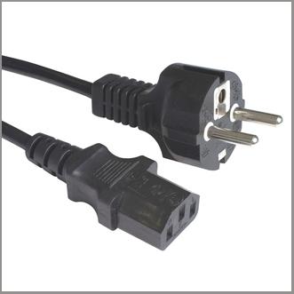 China European cord set VDE approval power supply cord with C13 for sale