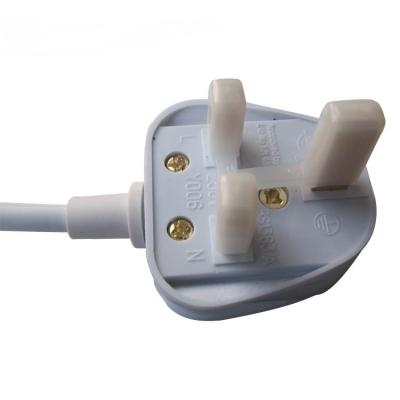 China UK power cord with assembly fused plug BS approved rewireable plug for sale
