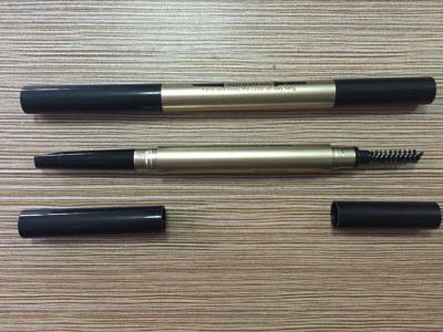 China Custom colour spray painted eyebrow pencil with eyebrow brush for sale