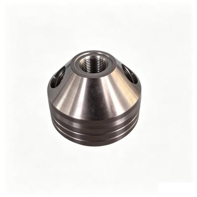 China OEM CNC Machining Service CNC Precision Milled Stainless Steel Aluminum End Caps for Custom Motorcycle Silencers for sale