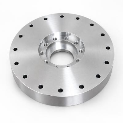 China High Flatness | Multi-hole Distribution | Brushed Surface | CNC Milling Aluminum Flange Plate for Automation Equipment for sale