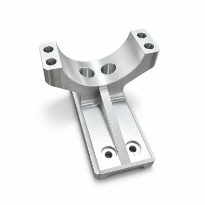 China Custom CNC Machined Aluminum Curved Arc Support Mounting Bracket for sale