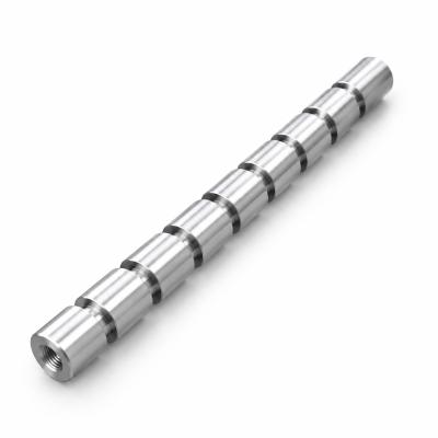China Custom CNC Turned Stainless Steel Stepped Shaft, Precision Machined Transmission Shaft | Chenrong Precision for sale