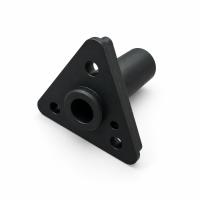 China Custom CNC Turn-Mill Aluminum Triangular Flange Bearing Support Post for sale