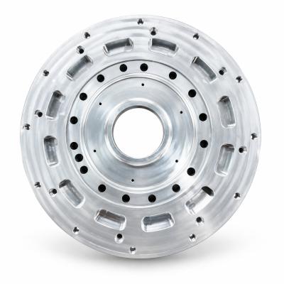 China Custom CNC Machined Aluminum Alloy Large Diameter Flange Disc Precision Milled Rotary Plate for sale