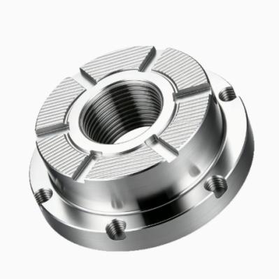 China Custom Stainless Steel CNC Machining Lock Nut Structural Parts New Energy Vehicle Precision Fastener Components for sale