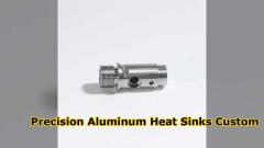 Precision Aluminum Heat Sink Custom CNC Machining
