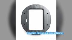 Custom Black Anodized Aluminum CNC Machined Frame Parts