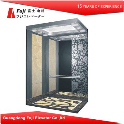 China SS304 de Lift1600kgs Lading van de cabine Passende Passagier Te koop