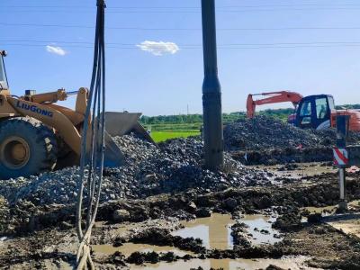 China Vibroflotationsverdichtungsgerät hohe Verdichtungseffizienz erreicht zu verkaufen