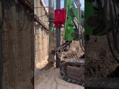 Vibroflottatore idraulico da 1200 Kg Soluzione definitiva per il miglioramento del terreno a frequenza di 43 Hz