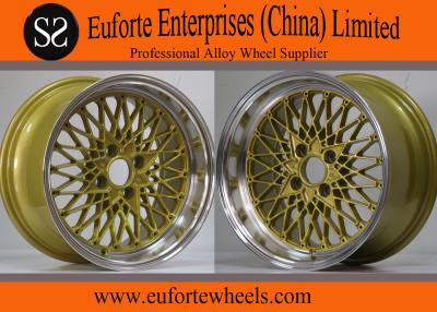 Cina orli su ordinazione dorati di sintonia di alluminio di stile delle ruote 15inch euro in vendita